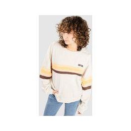 Rip Curl Surf Revival Pannelled Crew Sweater oatmeal marle