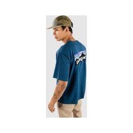 Patagonia P-6 Logo Responsibili T-Shirt wavy blue