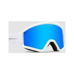Electric Hex Matte White Nuron Goggle blue chrome