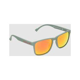 Red Bull SPECT Eyewear LEAP-006P Matt Olive/Green brown with red mirror pol