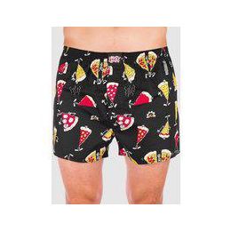 Lousy Livin Underwear Lousy Livin Pizza Boxershorts black