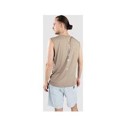Quiksilver Lap Time Muscle Tank Top timber wolf