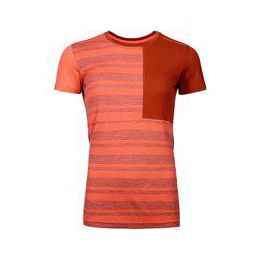 Ortovox 185 Rock 'N' Wool Funktionsshirt coral