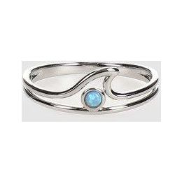 Pura Vida Opal Wave Ring 7 Schmuck silver