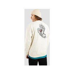 Santa Cruz Screaming Party Hand Crew Sweater unbleached cotton