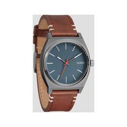 Nixon Time Teller Leather Uhr sienna