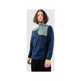 Ortovox Light Zip Neck Fleece Pullover deep ocean