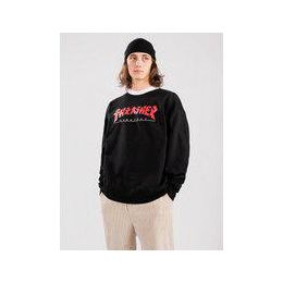 Thrasher Godzilla Crewneck Sweater black