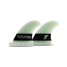 Futures Fins Big Wave Quad G Lopez 4.00 G10 Finne Set grün