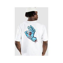 Santa Cruz Screaming Hand Chest T-Shirt white