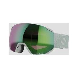 Salomon Radium White Moss Goggle sigma emerald