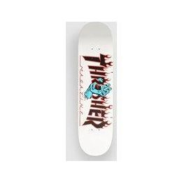 Santa Cruz X Thrasher Screaming Flame 8" Skateboard Deck white