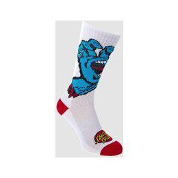 Santa Cruz Screaming Hand Socken white