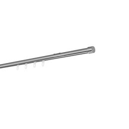 ONDECO 20mm,1-läufig,Profil,Wandträger mini,Endstück cap Farbe: Edelstahl-Optik, Größe: 150cm