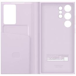 Samsung Smart View Wallet Case Flip Case Samsung Galaxy S23 Ultra Lavendel Stoßfest