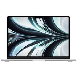 Apple MacBook Air 13 (M2, 2022) 34.5 cm (13.6 Zoll) 8 GB RAM 512 GB SSD 8-Core CPU 10-Core GPU Silber MLY03D/A