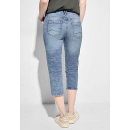 Cecil Comfort-fit-Jeans Middle Waist, blau