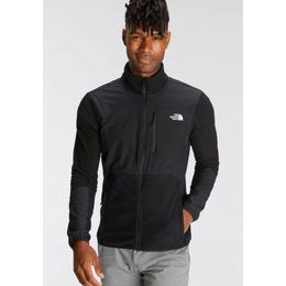 The North Face Fleecejacke M GLACIER PRO FULL ZIP mit klassischer Label-Stickerei am Schlüsselbein, schwarz