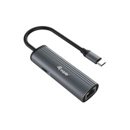 DIGITAL DATA Laptop-Dockingstation EQUIP Adapter USB-C -> RJ45 10/100/1000 +PD Adapter 0.15m gr