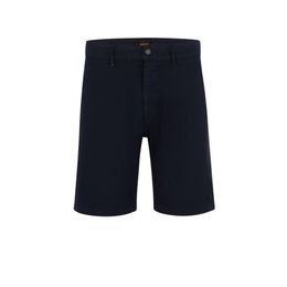 BOSS Orange Chinohose Chino-slim-Shorts mit Kontrastdetails, blau