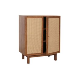 MCW Highboard MCW-M51, Türe mit handgefertigtem natürlichen Kubu Rattan