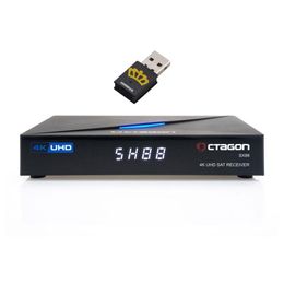 Octagon SX88 4K UHD S2+IP mit USB WLAN Stick Satellitenreceiver