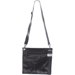 Vera Pelle Damen Handtasche, schwarz