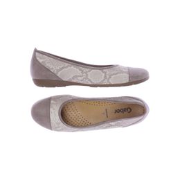 Gabor Damen Ballerinas, beige, Gr. 7