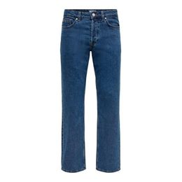 Only & Sons ONLY & SONS Relax-fit-Jeans ONSEDGE D. BLUE 3813 aus Baumwolle