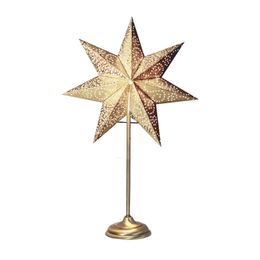 STAR TRADING Standstern Antique, Metall/Papier, gold