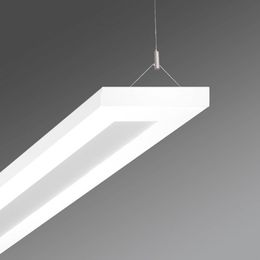 REGIOLUX LED-Büro-Pendelleuchte Stail mikroprisma 32W weiß