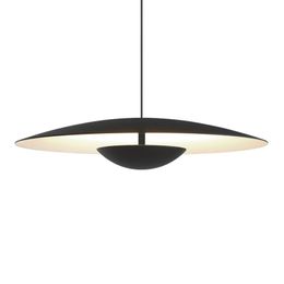 Marset Ginger LED-Pendel, Triac Ø32cm schwarz/weiß