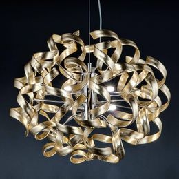 METALLUX Gold - Hängeleuchte mit Blattgold, 50 cm