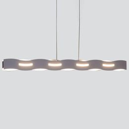 ECO-Light LED-Hängeleuchte Wave nickel