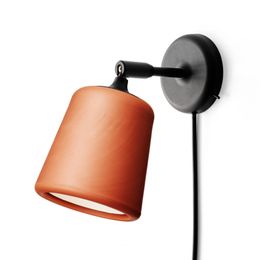 New Works Material Originals Wandlampe, terracotta