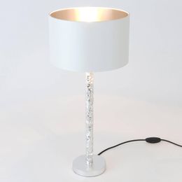 Holländer Tischlampe Cancelliere Rotonda weiß/silber 57 cm