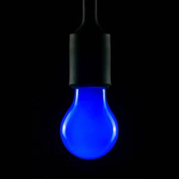 Segula LED-Leuchtmittel, blau, E27, 2 W, dimmbar