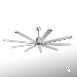 CasaFan Deckenventilator Big Smooth Eco 220 cm titansilber