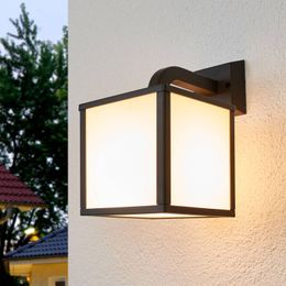 Trio LED-Außenwandleuchte Cubango, ein Würfel-Schirm