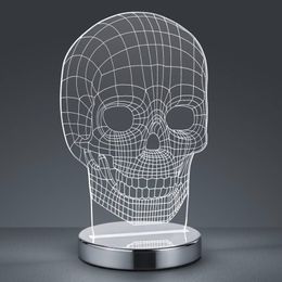 REALITY LEUCHTEN Lichtfarbe umschaltbar - LED-Tischleuchte Skull