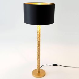 Holländer Tischlampe Cancelliere Rotonda schwarz/gold 79 cm