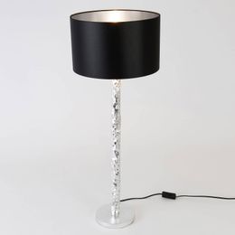 Holländer Tischlampe Cancelliere Rotonda schwarz/silber 79cm