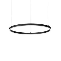 Ideal Lux LED-Hängelampe Oracle Slim Ø 70 cm schwarz 3.000 K