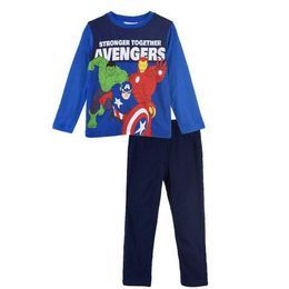 The AVENGERS Schlafanzug Ironman Hulk Thor Captain America Kinder Jungen Pyjama langarm Nachtwäsche
