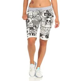 CLEO STYLE Sweatbermudas Sweat Bermuda 9 Comic