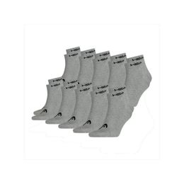 Head Kurzsocken UNISEX QUARTER 10er Pack (10-Paar) mit flacher Zehenart