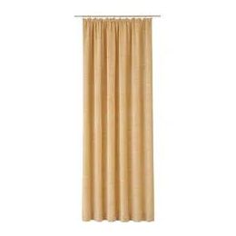 Vorhang WIRTH "Trondheim 328 g/m2" Gardinen Gr. 255 cm, Kräuselband, 132 cm, beige