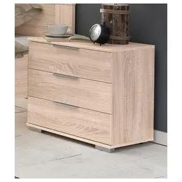 Nachtkommode wimex "Nadja" Sideboards Gr. B/H/T: 52cm x 58cm x 38cm, beige (struktureichfarben hell)