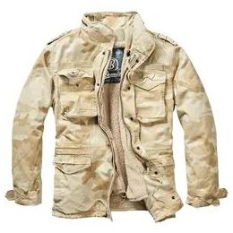 Wintermantel BRANDIT "Brandit Herren M-65 Giant Jacket" Gr. L, beige (sandcamo) Herren Mäntel