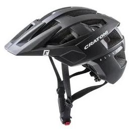 Mountainbikehelm Cratoni "MTB-Fahrradhelm AllSet" Gr. 59, schwarz (schwarz matt), Helme, 59/61 Kopfumfang: 59cm - 61cm, Reflektoren